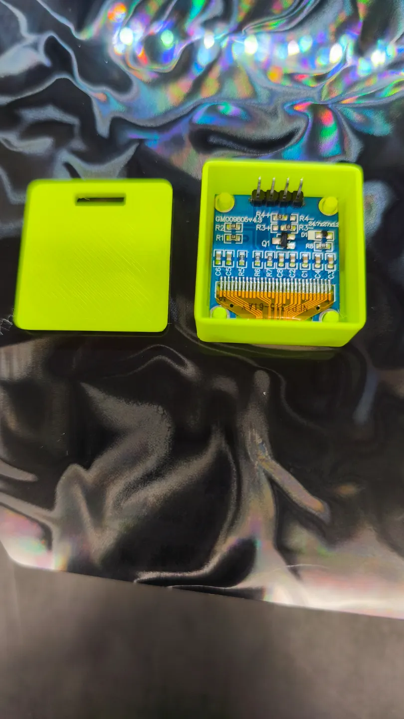 OLED Display 0,96 Inch 1306 IC2 Case - Free 3D Print Model - MakerWorld