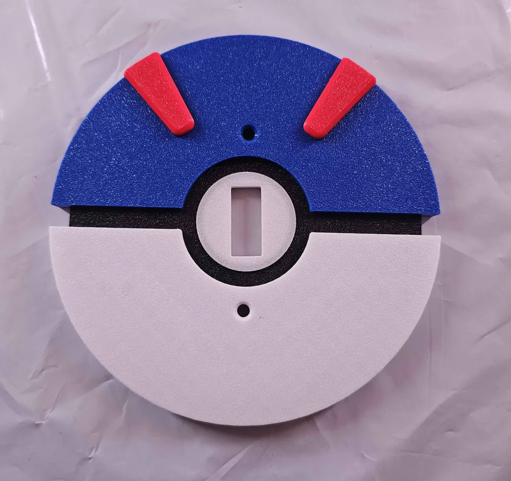 Pokemon Great Ball Light Switch by SourberryOG - MakerWorld