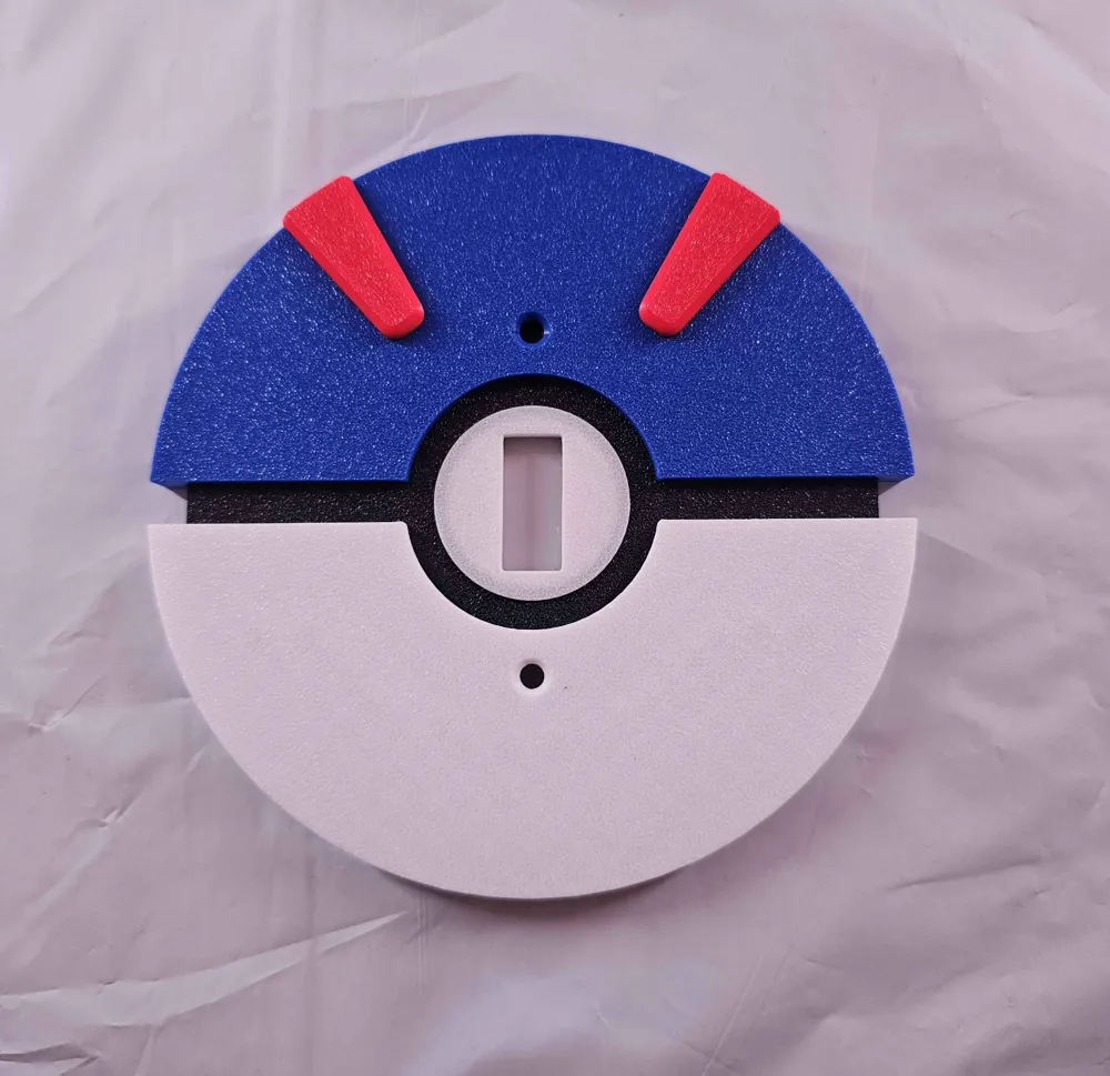 Pokemon Great Ball Light Switch by SourberryOG - MakerWorld