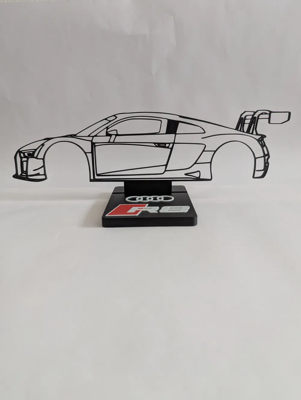 Audi R8 GTR silhouette by Dava MakerWorld: Download Free 3D Models