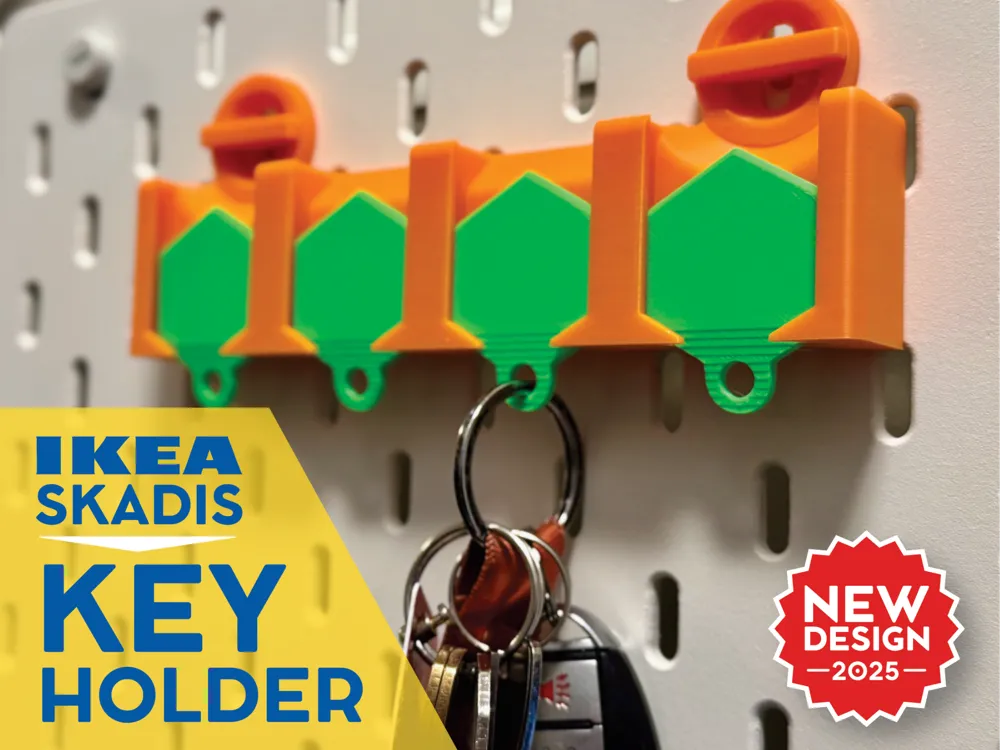 IKEA Skadis Key Holder / Organizer by DisplayWorks 3D MakerWorld ...