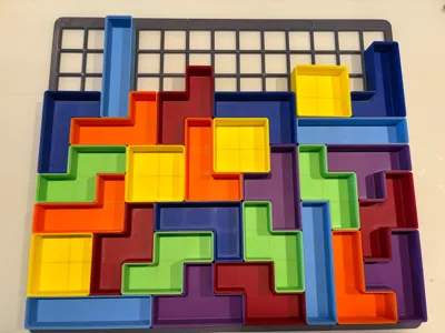 Gridfinity Tetris Bins - Free 3D Print Model - MakerWorld