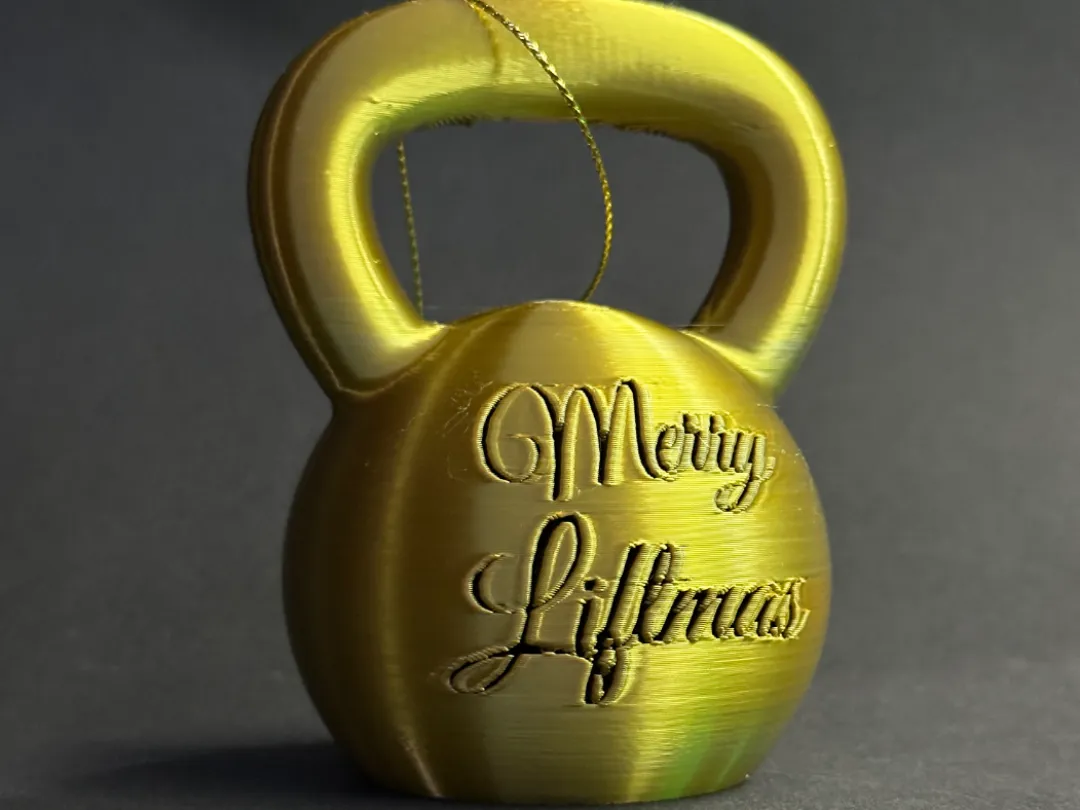 Enfeite de Natal Kettlebell - Modelo gratuito para impressão 3D ...