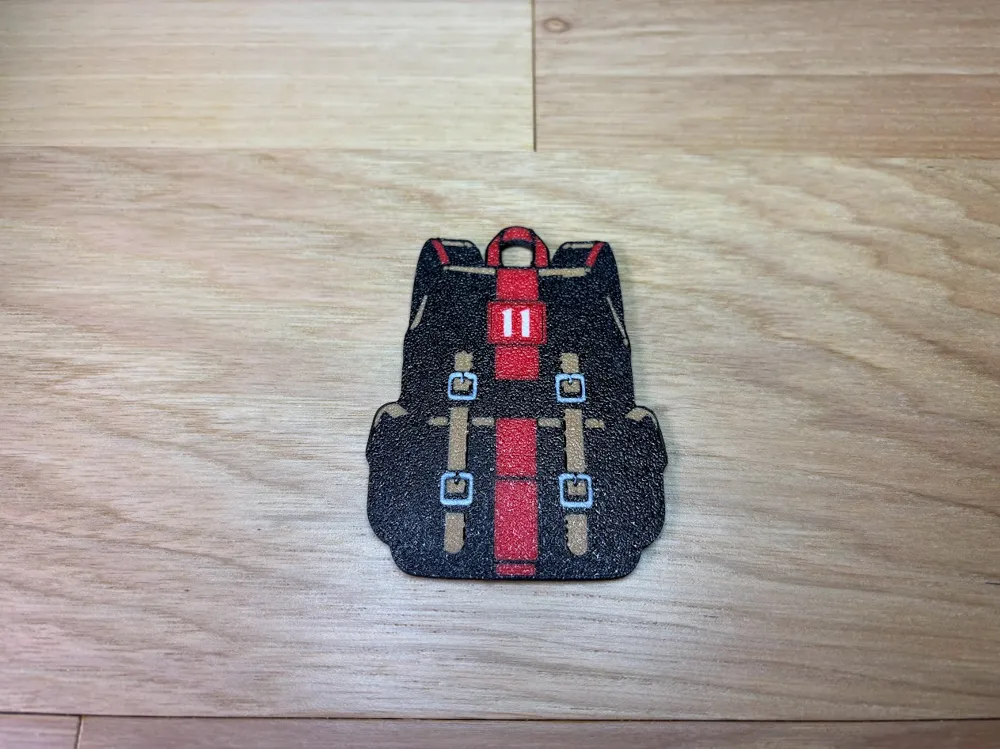 Stranger Things Eleven Backpack Keychain - Free 3D Print Model - MakerWorld