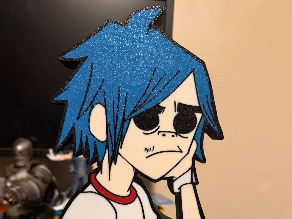 Gorillaz 2D - Free 3D Print Model - MakerWorld