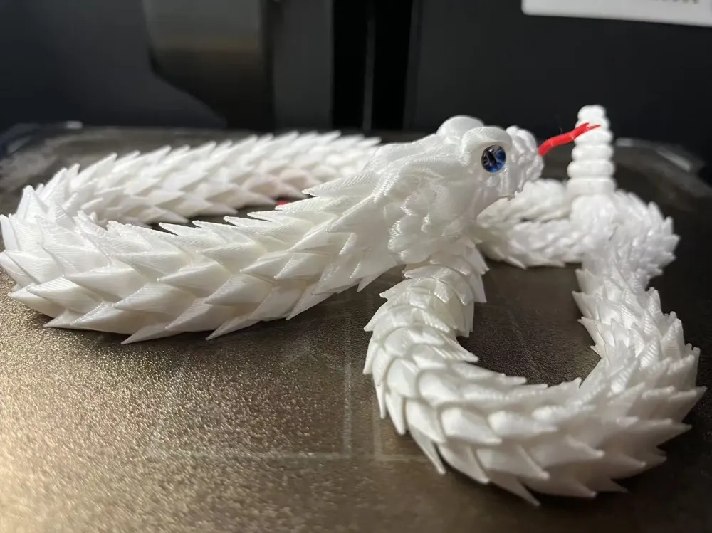 Articulated Rattlesnake, segmented snake with spherical joints (DIY ...