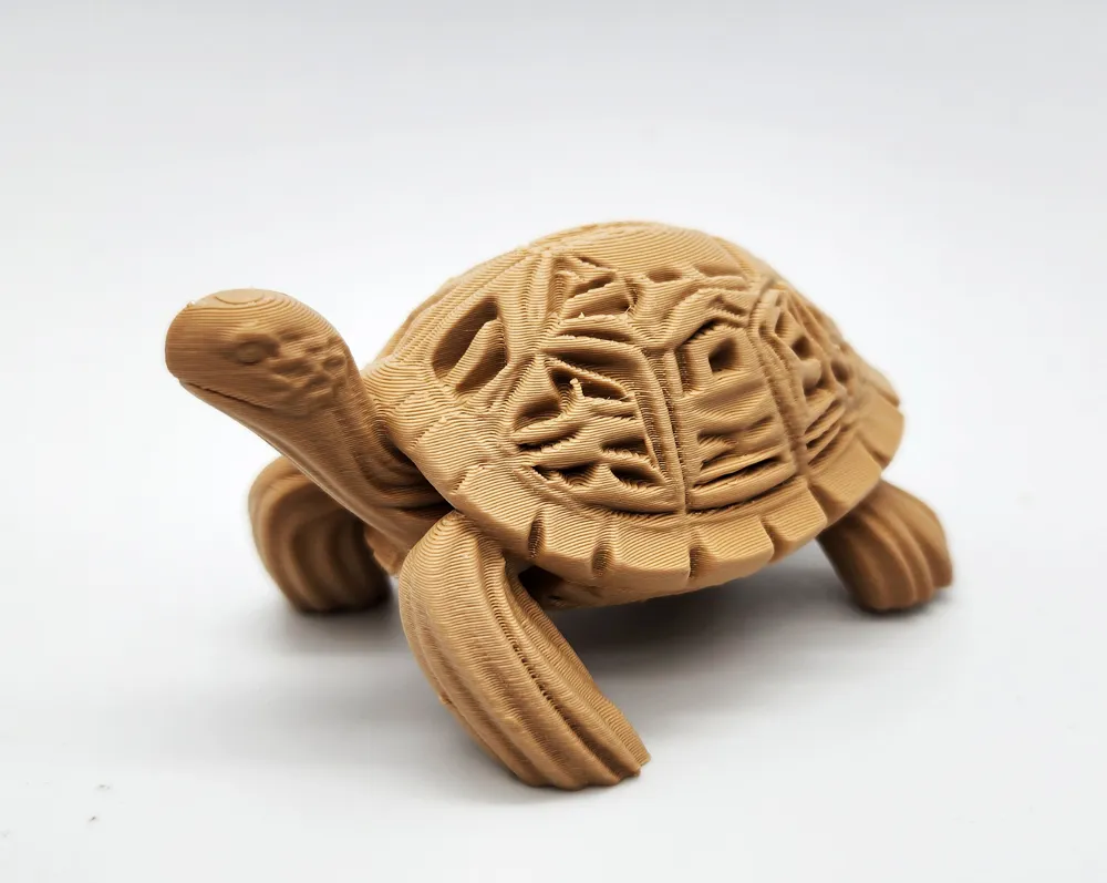 Wood-Carved Tortoise by Triple G Workshop MakerWorld: Download Free 3D ...