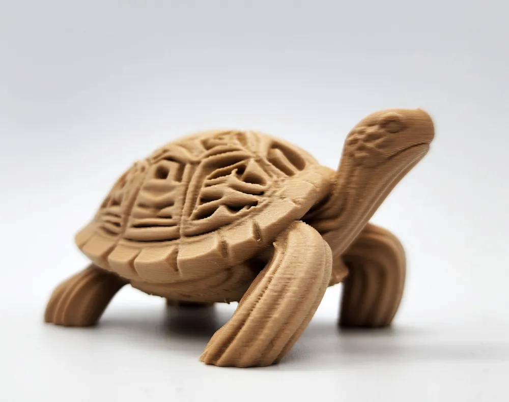 Wood-Carved Tortoise by Triple G Workshop MakerWorld: Download Free 3D ...