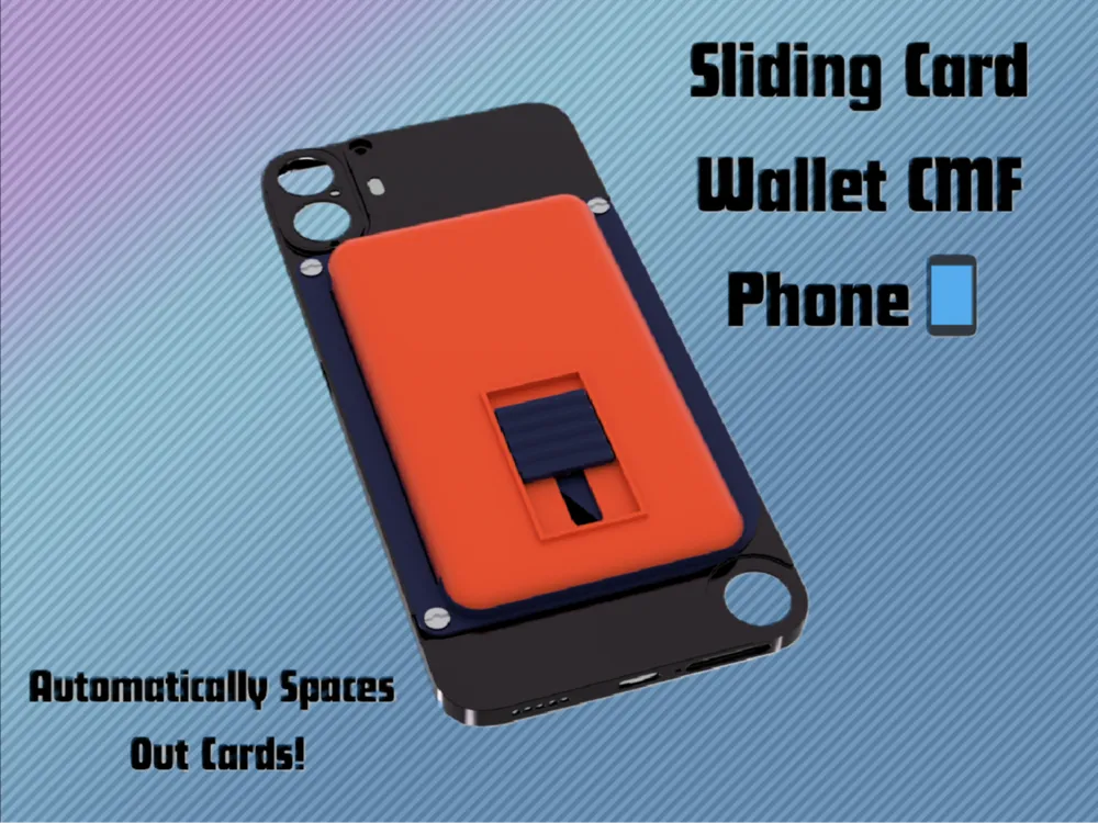 Card Slide Wallet Case Attachment For CMF Phone by pn79 MakerWorld ...
