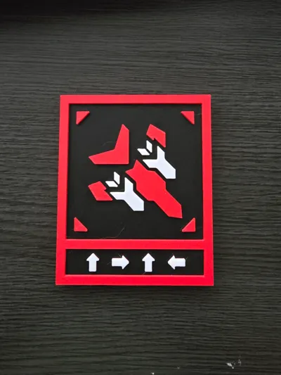 Helldivers 2 Eagle 110mm Rocket Pods Plaque by Cysterion - MakerWorld