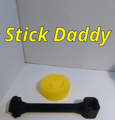 Stick Daddy – The Scrub Daddy's New Best Friend - Free 3D Print Model ...