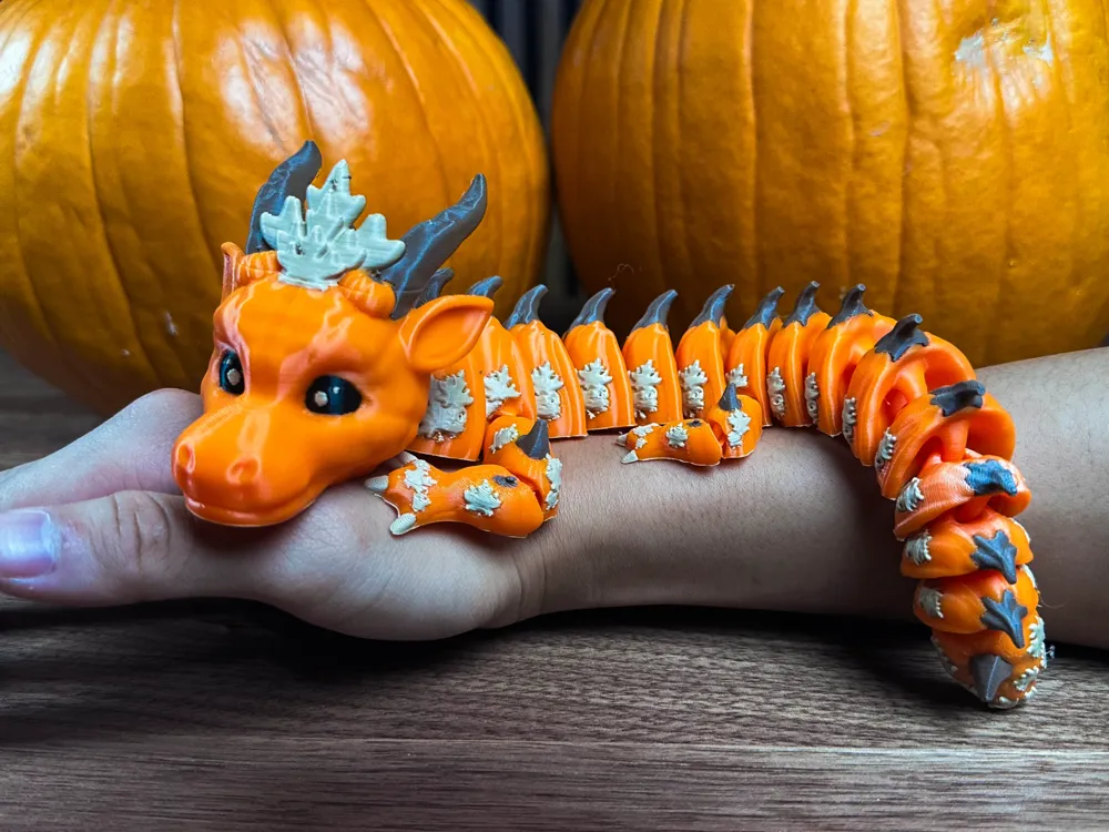 Articulated Halloween Dragon - By Vixvvo3D by Vixvvo3D MakerWorld ...