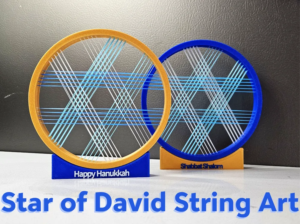 Star of David String Art by Surreal Sonicus Studios MakerWorld ...