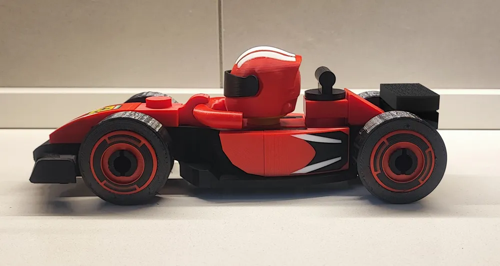 F1 Brick Ferrari – Deluxe 300% - Free 3D Print Model - MakerWorld