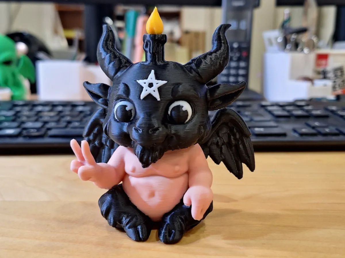 Chibi Baphomet – Tiny Guardian of Balance by minimalillusions ...