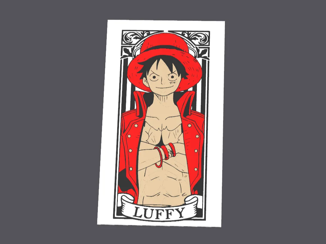 One Piece - Luffy - Free 3D Print Model - MakerWorld