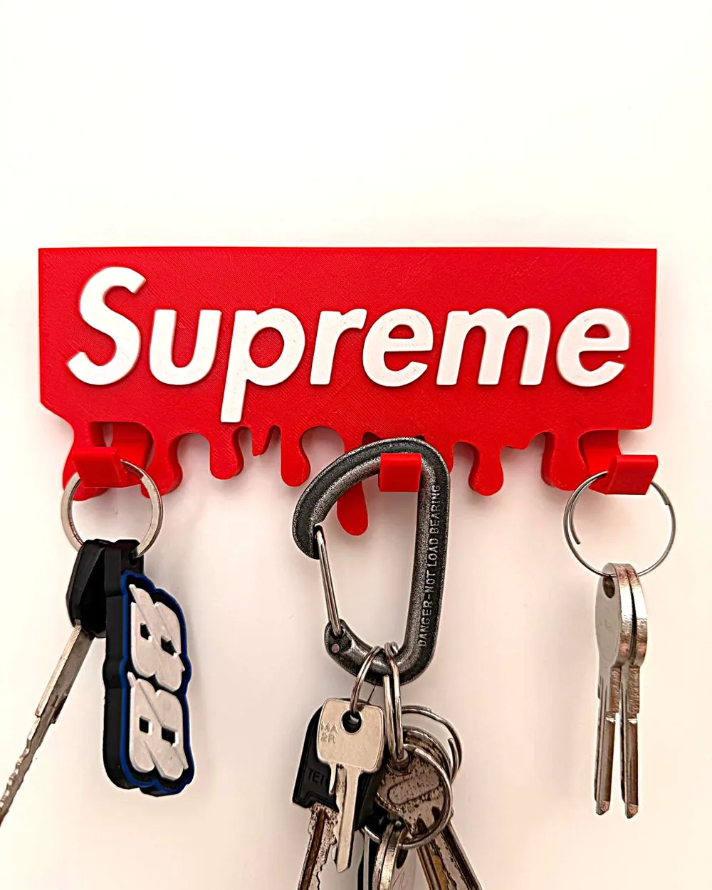 Supreme Logo Sign key hanger by Cipra MakerWorld: Download Free 3D Models