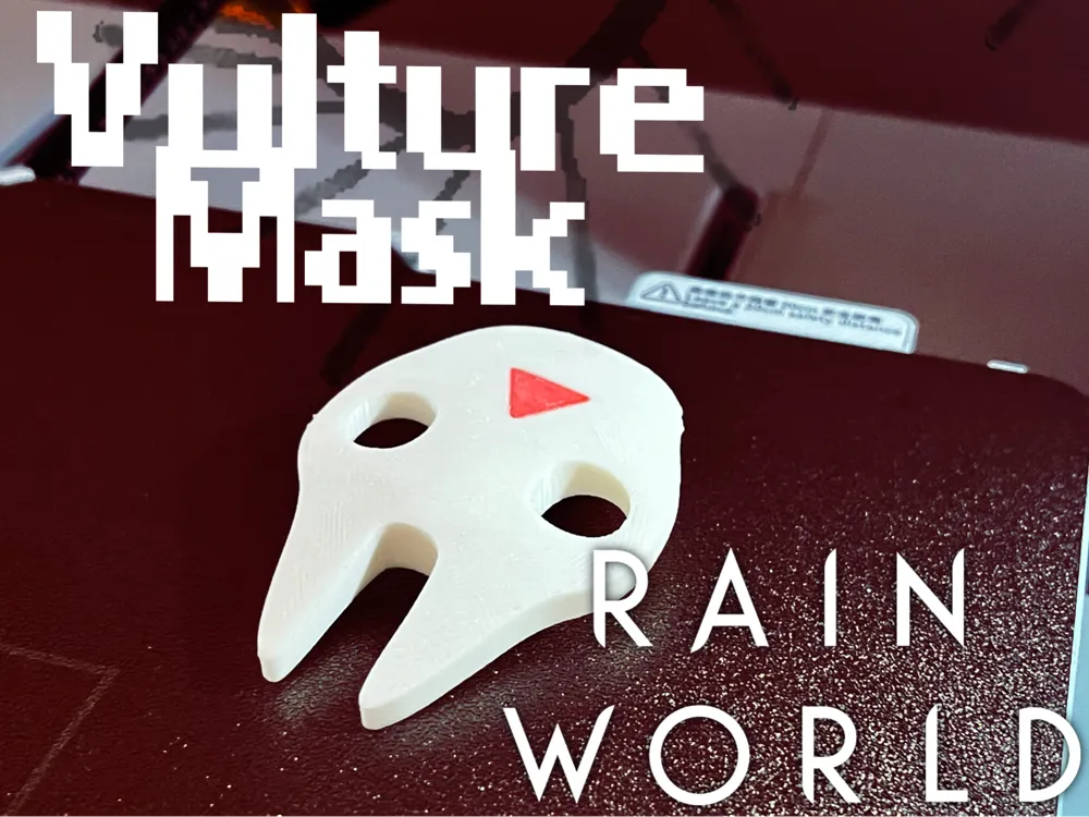 RAINWORLD Vulture Mask - Free 3D Print Model - MakerWorld