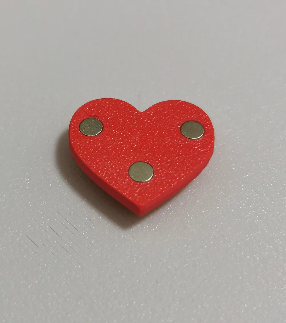 Heart fridge magnet by zoltanm MakerWorld: Download Free 3D Models