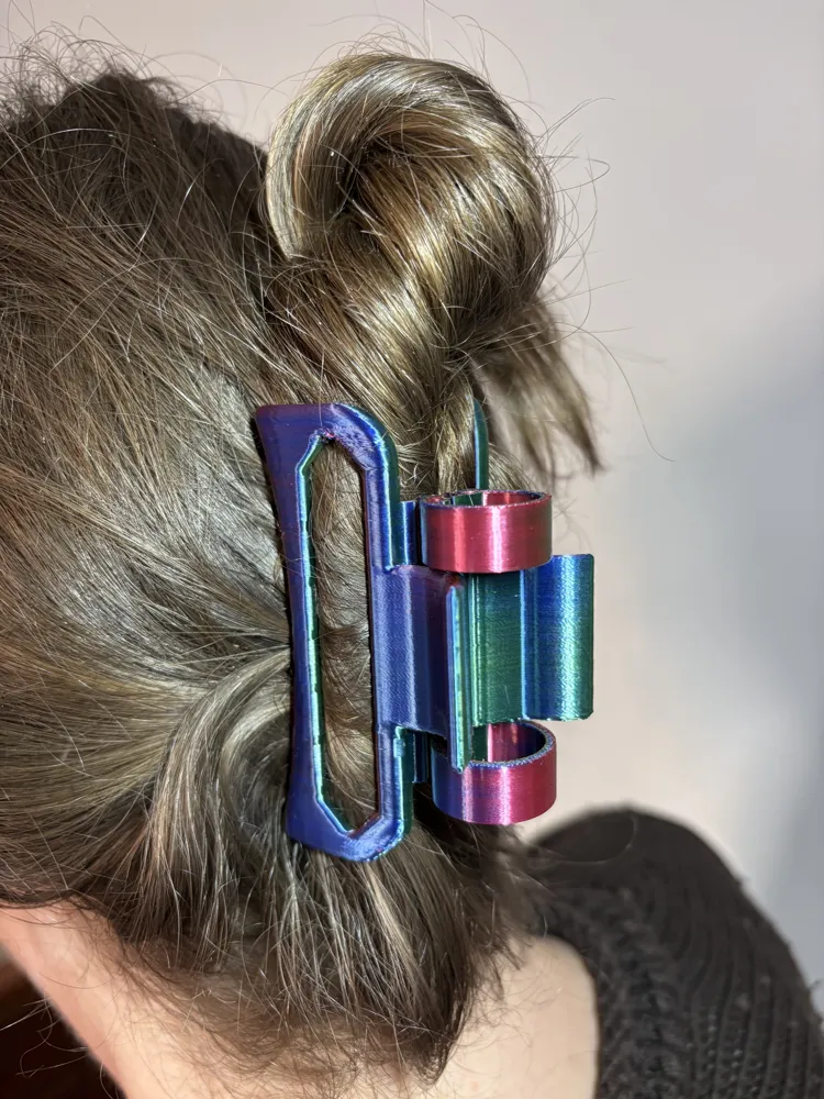 Hair Clip v2 - Free 3D Print Model - MakerWorld