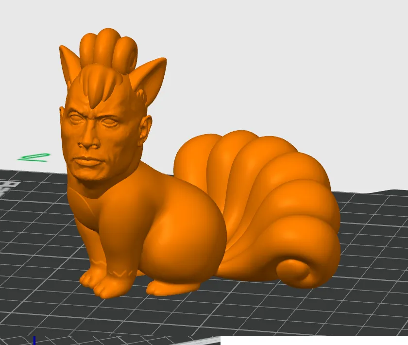 Cute Vulpix with the rocks face by Blobi - MakerWorld