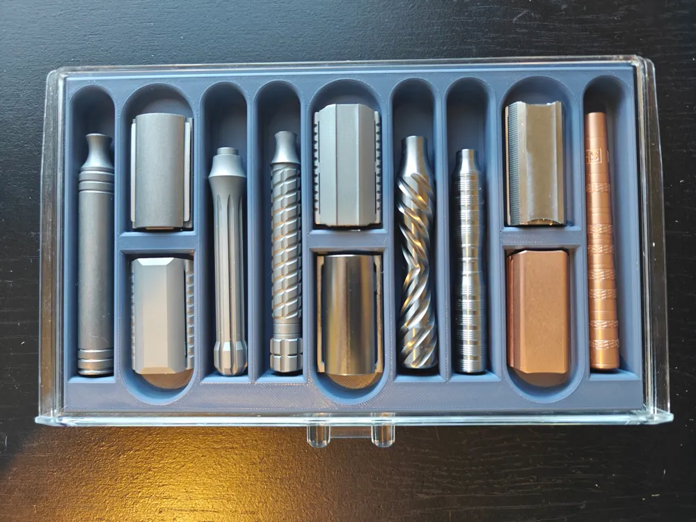 Safety Razor Organizer Tray - Version 2 - Free 3D Print Model - MakerWorld