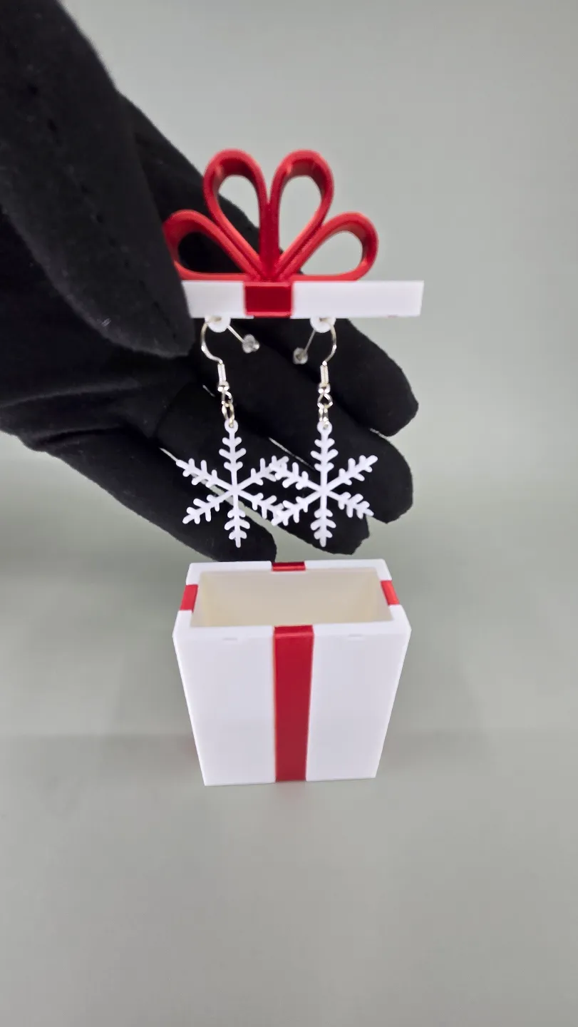 Earring Present Box - Free 3D Print Model - MakerWorld