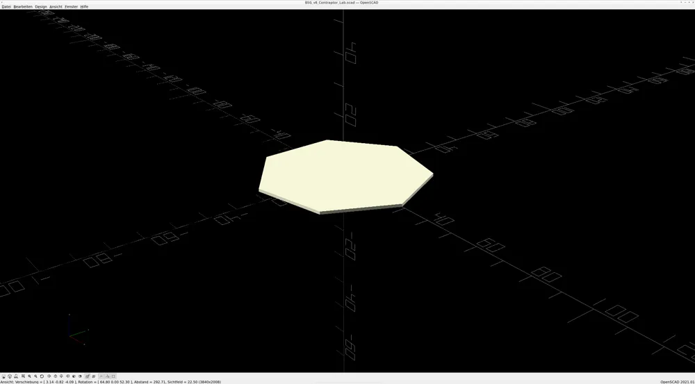 BSG 2D HEPTAGON | Basic shape by Contraptor Lab - MakerWorld
