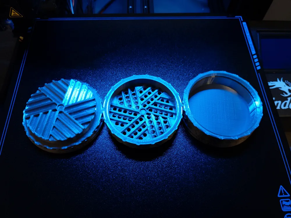 3 PIECE TOOTHLESS HERB GRINDER by nera41 - MakerWorld