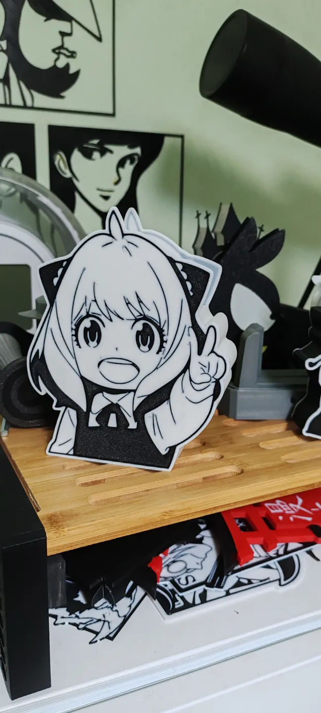 Anya Forger funny pen pencil holder double design by TheWallArtGuy ...