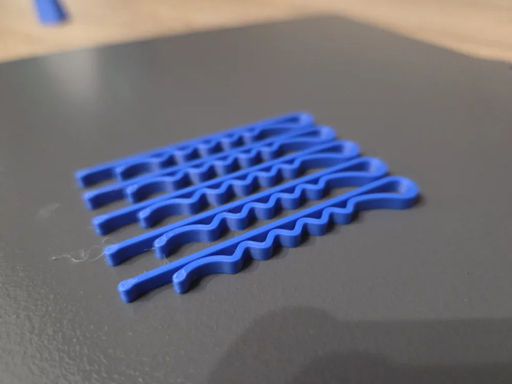 Wavy Color Hair Clips - Free 3D Print Model - MakerWorld