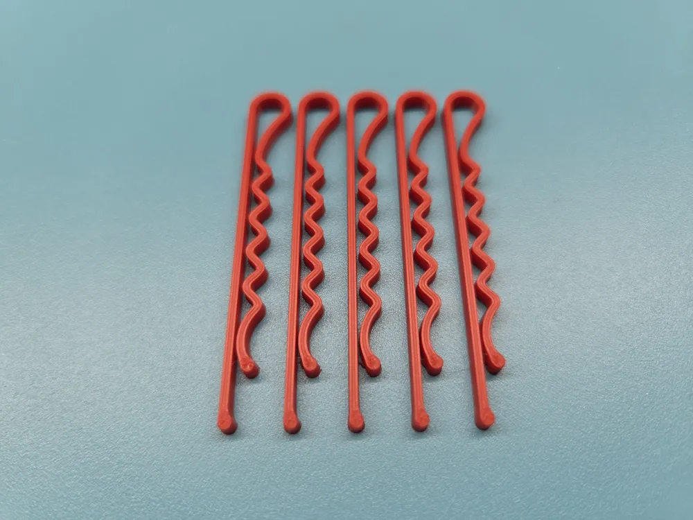 Wavy Color Hair Clips - Free 3D Print Model - MakerWorld