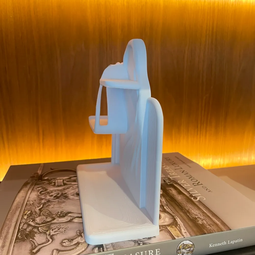 Figurine display shelf: art nouveau inspired decor by Zelasart - MakerWorld