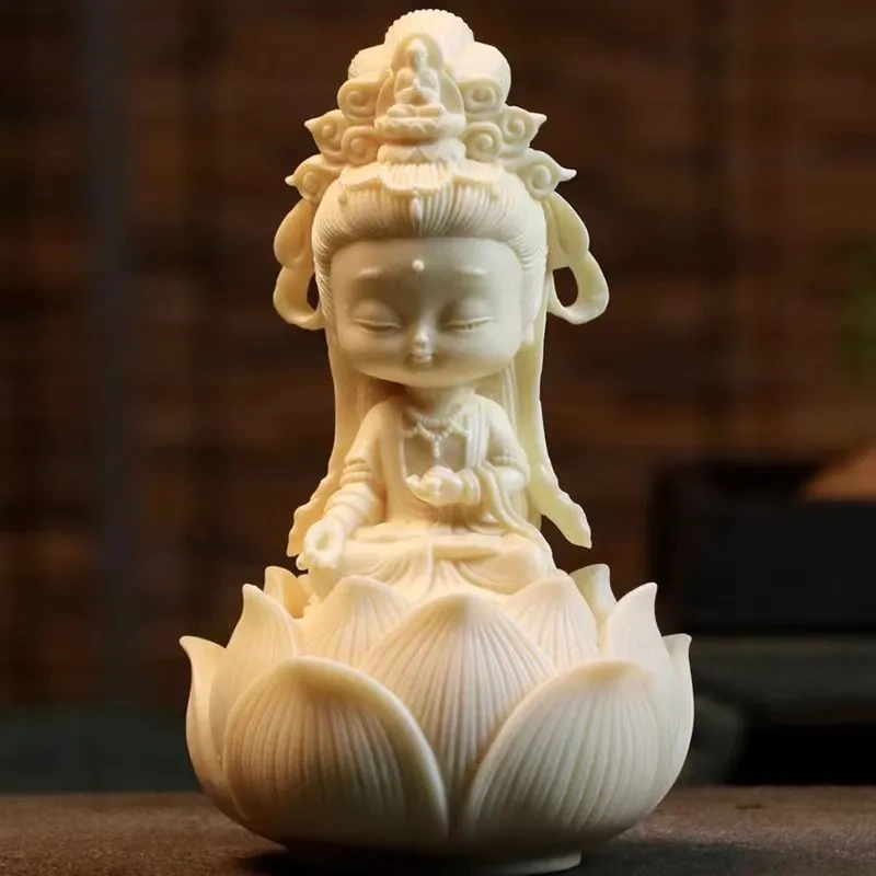 Q-version Lotus Platform Guanyin - A series of gods protecting you ...