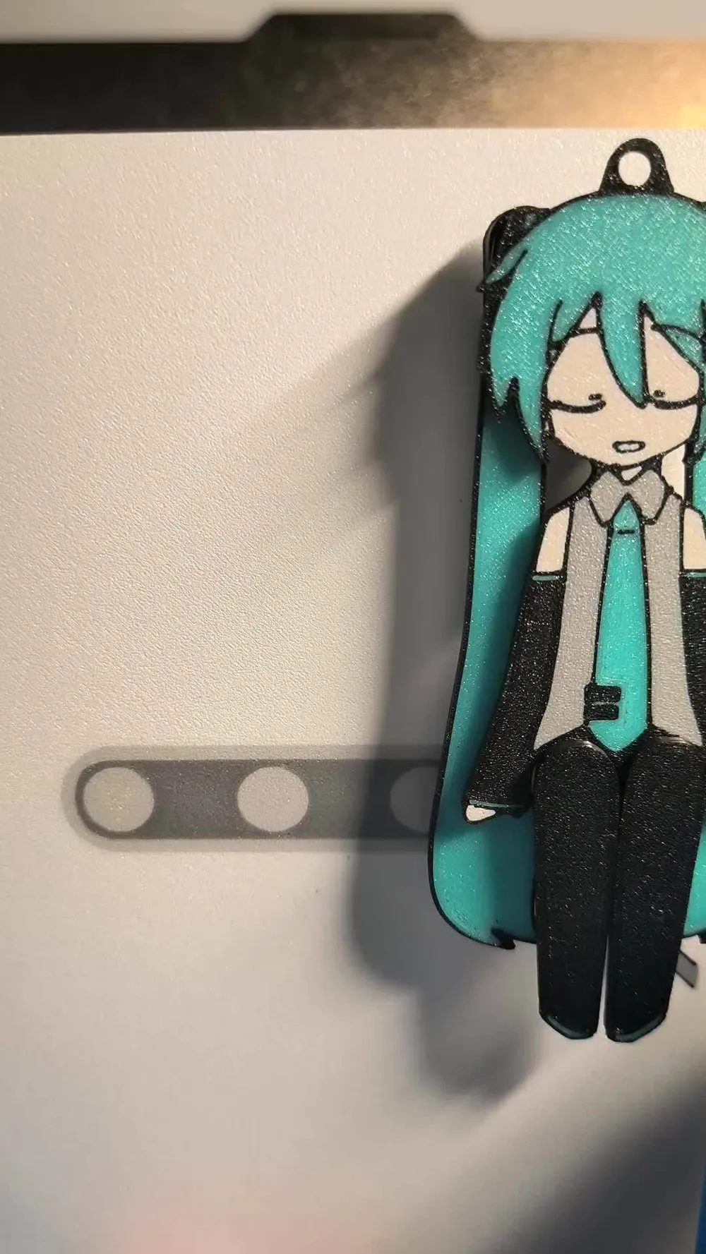 Hatsune Miku Keychain - Free 3D Print Model - MakerWorld