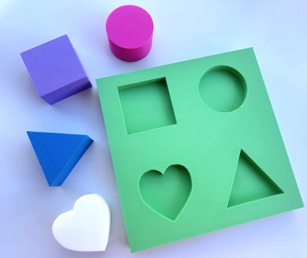Basic Shapes Sorting Activity by PLA_ground MakerWorld: Download Free ...