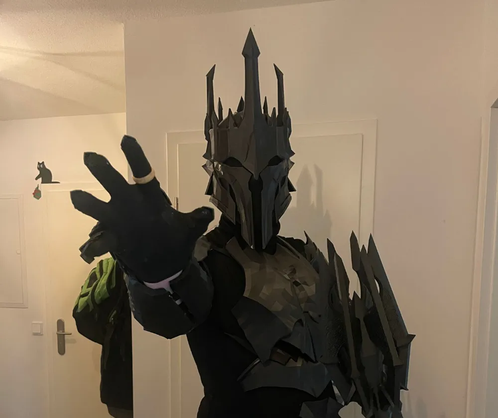 Sauron Cosplay Armor - Full release Remixed by DerRoesti - MakerWorld