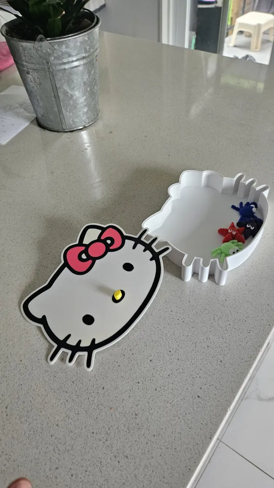 Hello kitty Storage box - Free 3D Print Model - MakerWorld