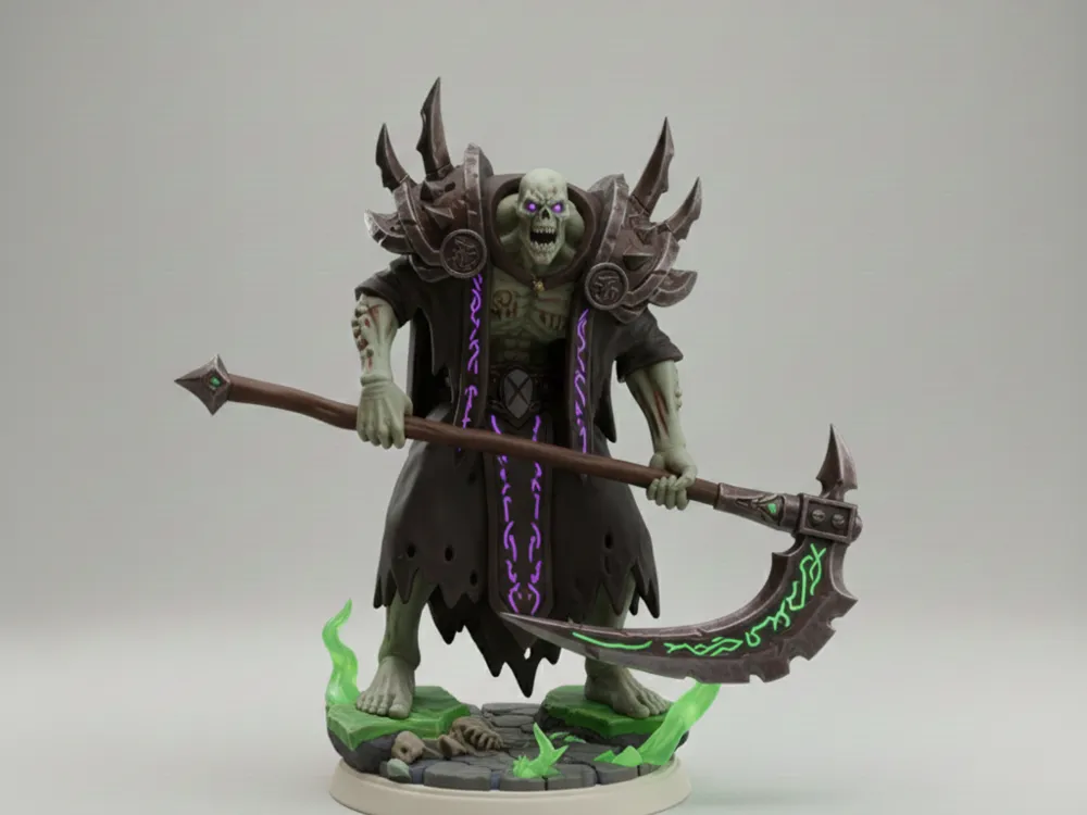 D&D Miniature - Undead - Free 3D Print Model - MakerWorld