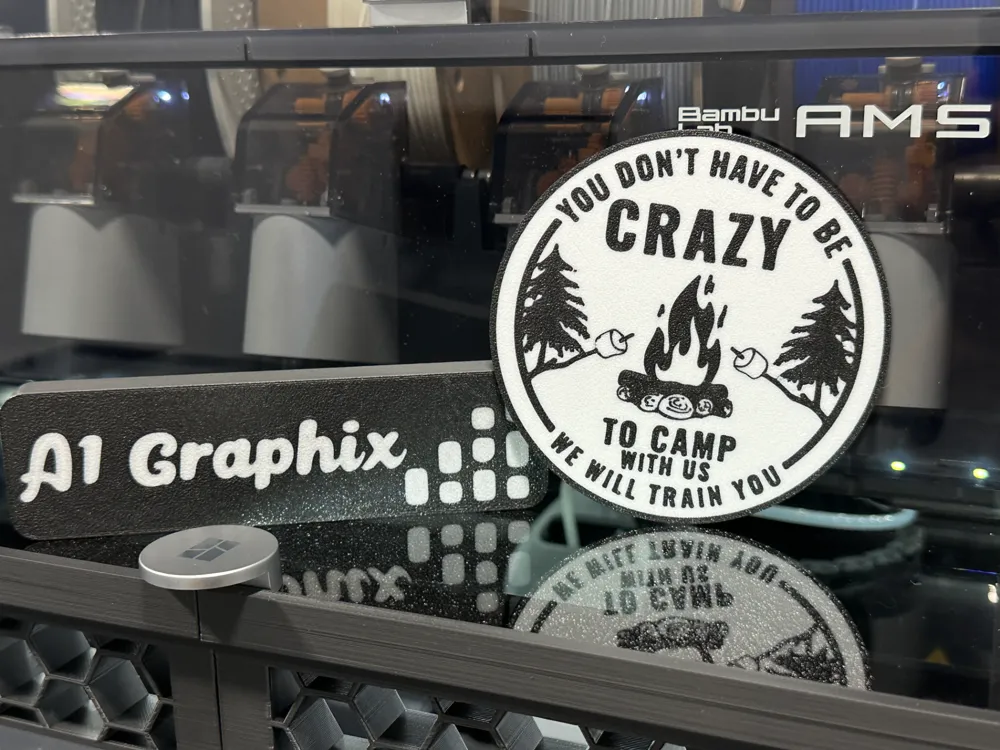 Camping Coaster - Camp Coaster by A1 Graphix - MakerWorld