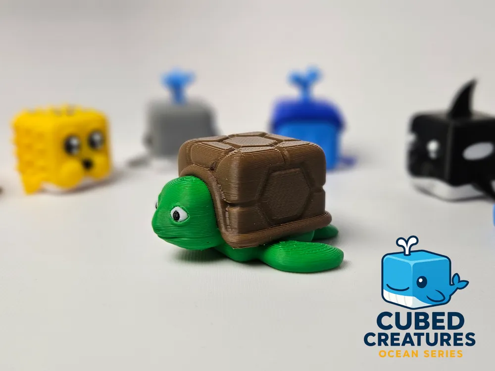 The Square Turtle - Free 3D Print Model - MakerWorld