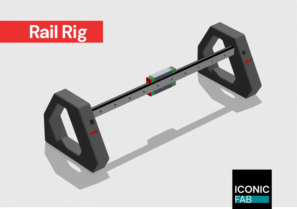 Rail Rig — helper stand for 3D printer toolheads by Iconic FAB ...