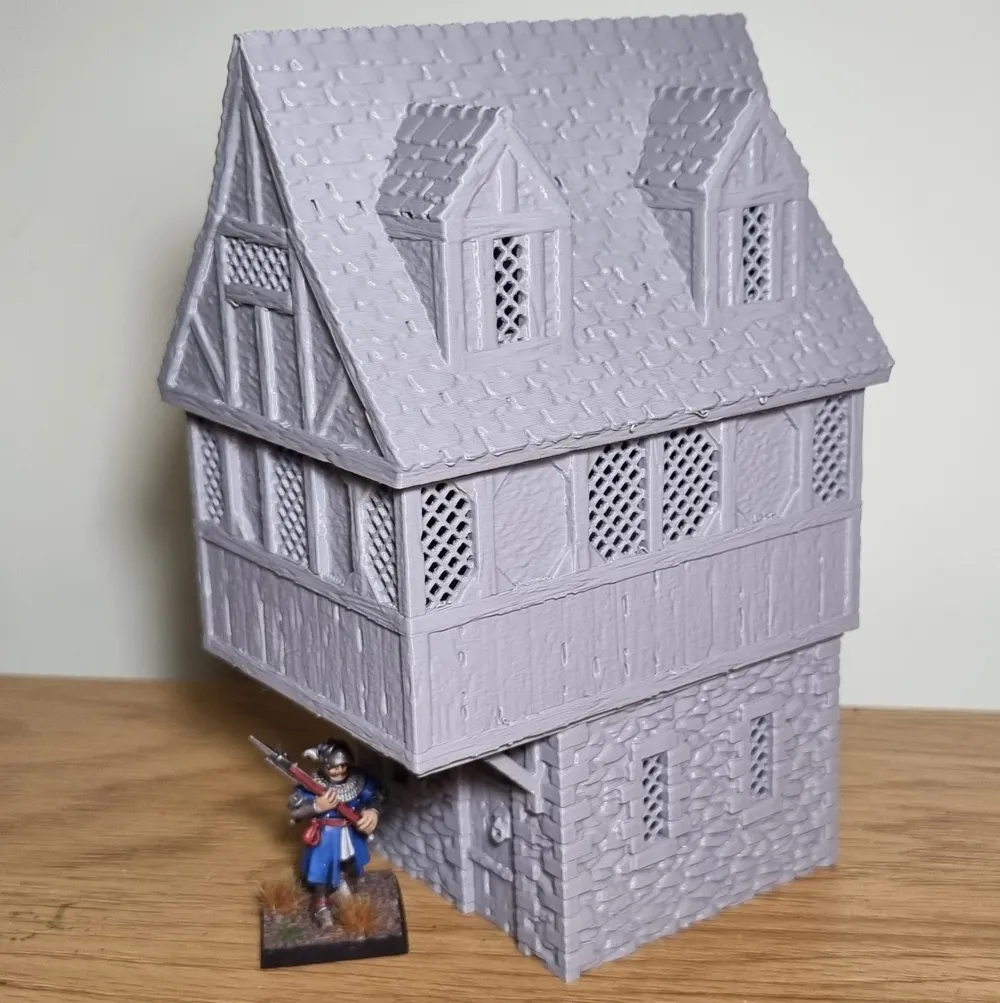 Modular Medieval Town VOL 2 - Free 3D Print Model - MakerWorld