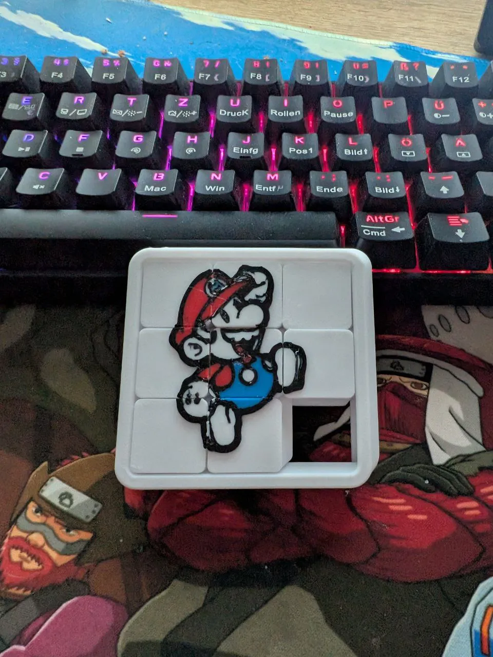 Super Mario fidget sliding puzzle by Jay Dean - MakerWorld