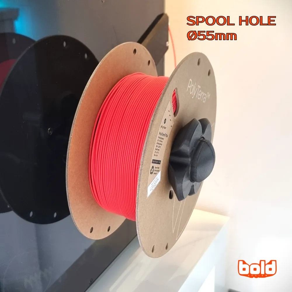 Creality spool holder without bearings by Bold design MakerWorld ...