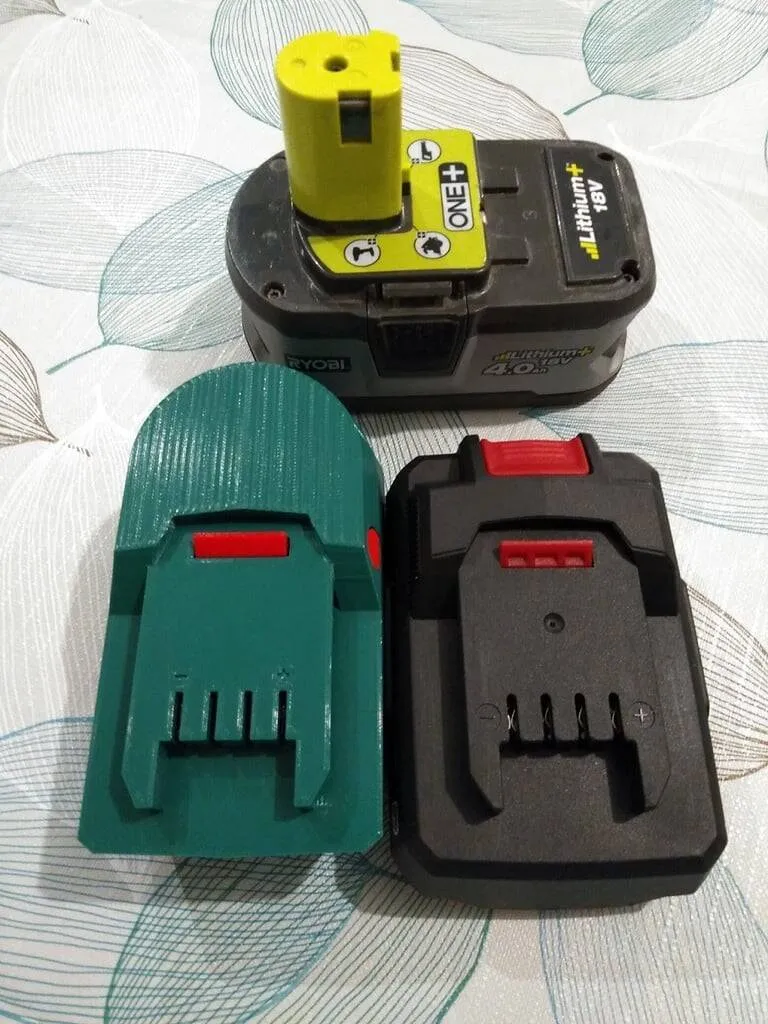 Ryobi One + battery to Parkside x20 Tools adapter by llegoff MakerWorld ...