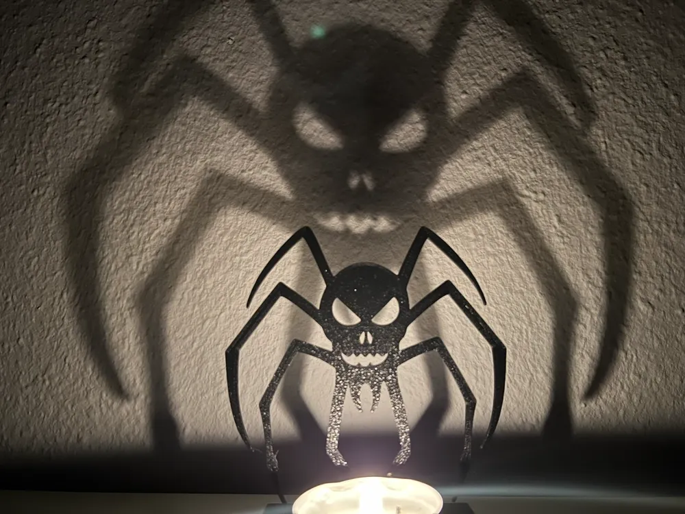 Creepy spider tea light holder by tuenn - MakerWorld
