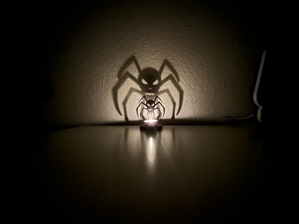 Creepy spider tea light holder by tuenn - MakerWorld
