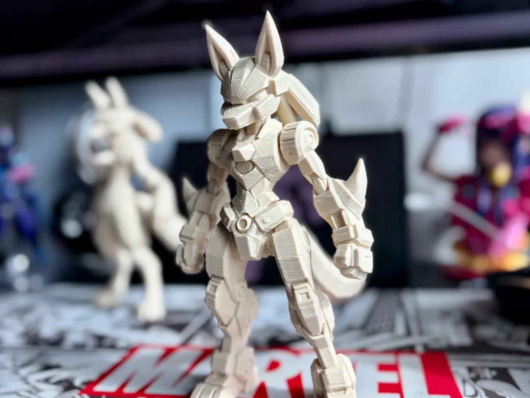 Mecha Pokemon: Lucario 0448 by CtrlX MakerWorld: Download Free 3D Models