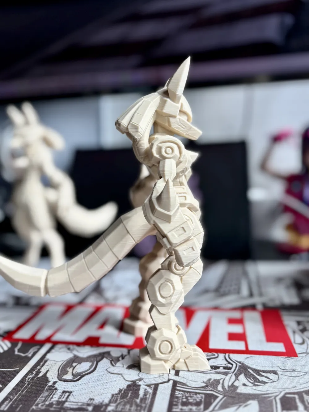Mecha Pokemon: Lucario 0448 - Free 3D Print Model - MakerWorld